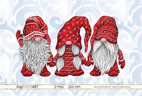 Christmas Png Gnome Clipart Scandinavian Gnomes Clipart Nordic
