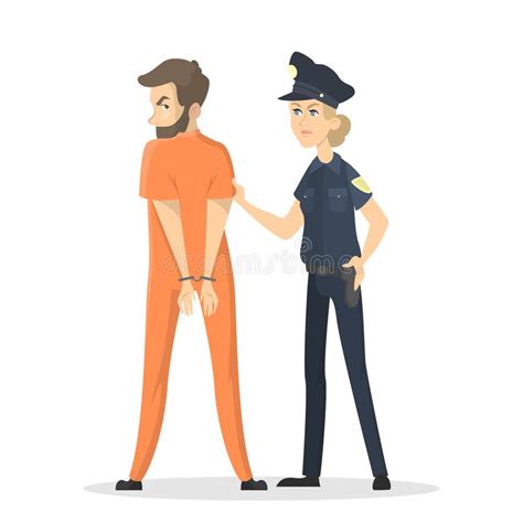 Sistema Encarcelado Aislado Ilustración Del Vector Ilustración De