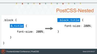 Postcss Process Css In A Modular Way Ppt