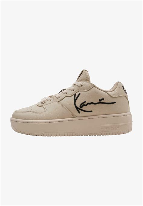 Karl Kani Up Logo Prm Sneakers Laag Beige Blackbeige Zalandonl