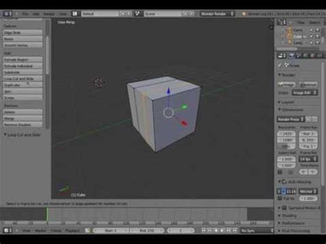 Blender Tips Loop Cut And Slide YouTube