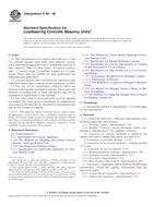 ASTM C Standards List