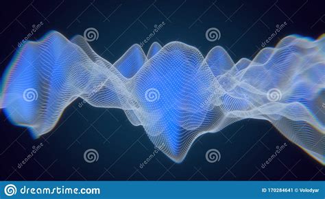 Abstract Wave Background Connection Dots Structure Polygonal Abstract Background Stock