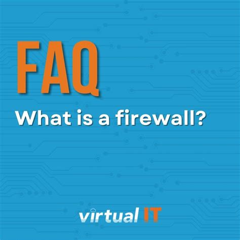Virtual It On Linkedin A Firewall Is A Security System That Monitors And Controls Incoming And…