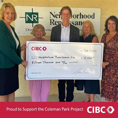 Cibc Us On Linkedin We Are Pleased To Support Neighborhood Renaissance