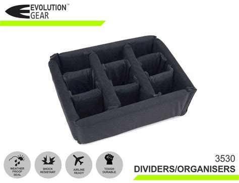 Lid Organisers And Padded Dividers Evolution Gear Padded Dividers To