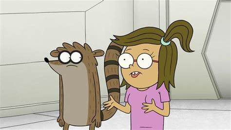 Regular Show Margaret And Eileen Kissing