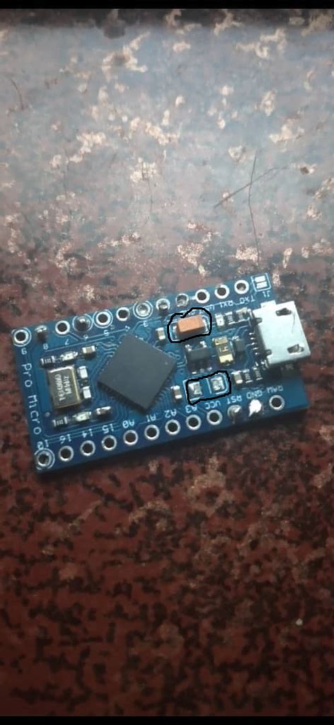 Chips On The Arduino Pro Micro Board Ide 1x Arduino Forum