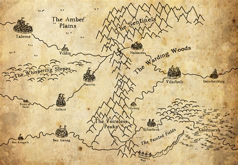 How To Draw A Fantasy Map By Hand Aesthetic Drawing