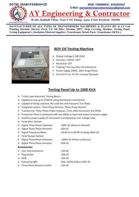 Mild Steel Transformer Testing Panel At ₹ 160000piece In Agra Id Mild Steel Transformer Testing Panel At ₹ 160000piece In Agra Id