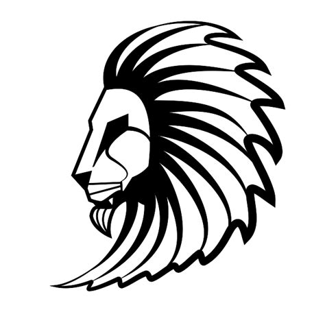 Download Lions Head Silhouette Clip Art Svg Freepngimg