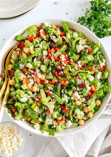 Mediterranean Chopped Salad Eat Yourself Skinny