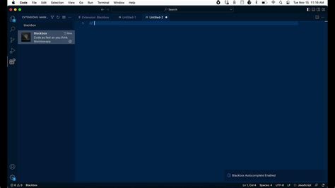 how to enable blackbox autocomplete on vs code youtube