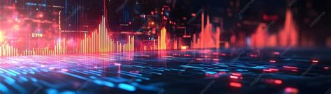 Photo Realistic As Predictive Modeling And Financial Graph Concept As A Predictive Modeling Icon