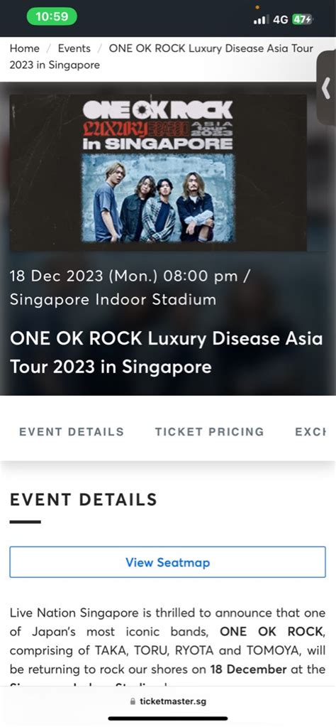One Ok Rock Luxury Disease Asia Tour 2023 Tickets And Vouchers Event