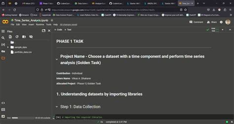 Video Vikas Dhakane On Linkedin Phase1 Timeseriesanalysis