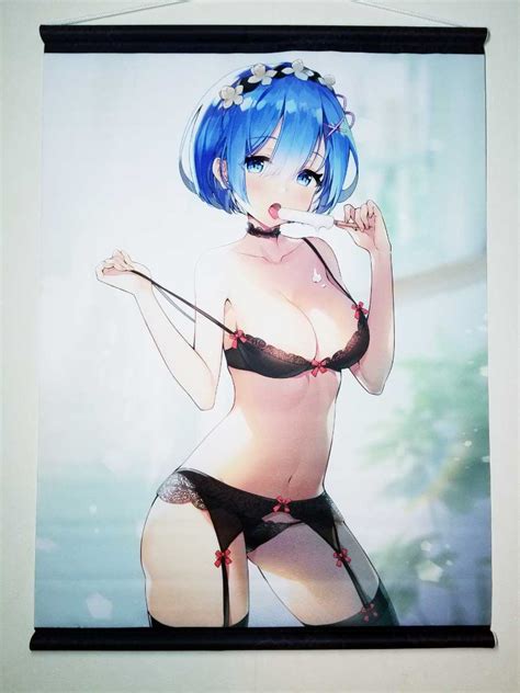 Yahooオークション C94 ハチゴ あやみ B2タペストリー レム 黒下着