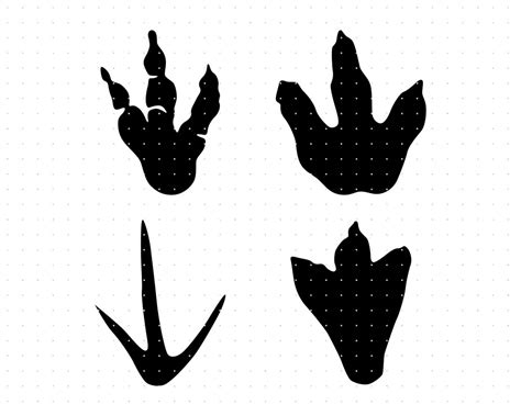 Dinosaur Footprint Svg Dino Foot Print Clipart Dinosaur Footprint Png