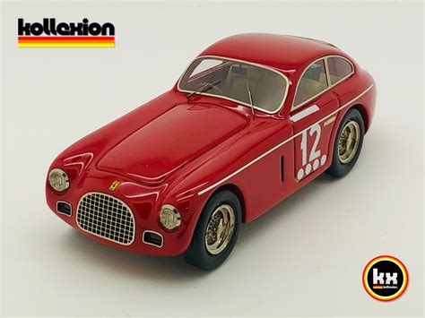 BBR SM18C FERRARI 166 Zagato N12 Coppa Intereuropa 1950 1 43