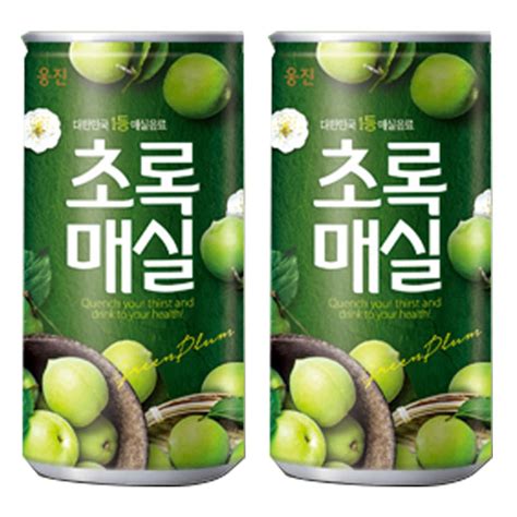 웅진 초록매실 소캔180ml X 30캔 티몬