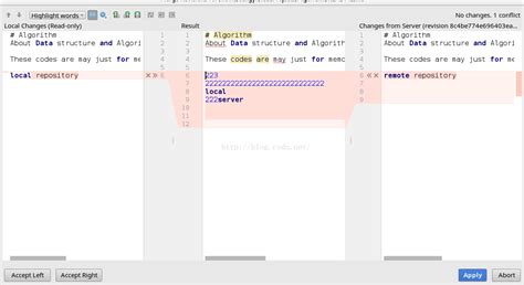Intelij Idea管理git之远程代码冲突解决方案 Csdn博客