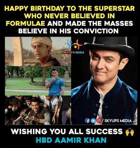 Skyups Media On Twitter Happybirthdayaamirkhan ♥️ Aamirkhan𓃵