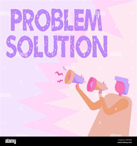 Text Caption Presenting Problem Solution Internet Concept Solving Consists Of Using Generic
