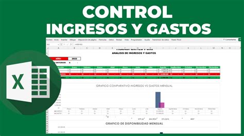 CONTROL DE INGRESOS Y GASTOS PLANTILLA EN EXCEL