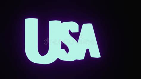 Usa 3d Text Rotation Animation Stock Footage Video Of Solution Lapse
