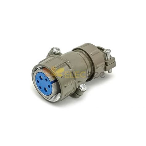 P28 6 Pin Female Plug Straight Welded P28k3q Aviation Connector