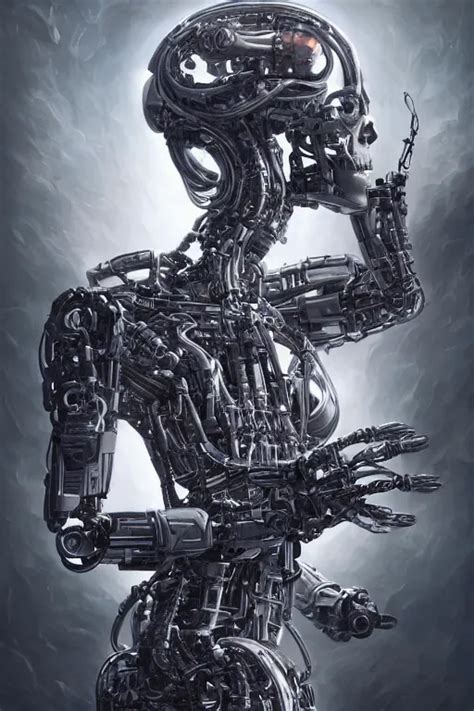 Ultra Realistic Illustration Of A Robot Sitting Stable Diffusion