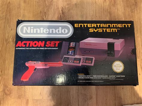 1 Nintendo Nes Console With Games 5 In Original Box Catawiki