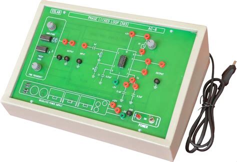 Metal Analog Ac 6 Phase Locked Loop Electronic Lab Trainer For