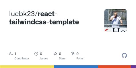 github slumhunden react tailwindcss template