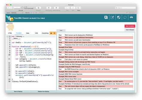 The FileMaker And JavaScript Training Session Redone Proof Geist