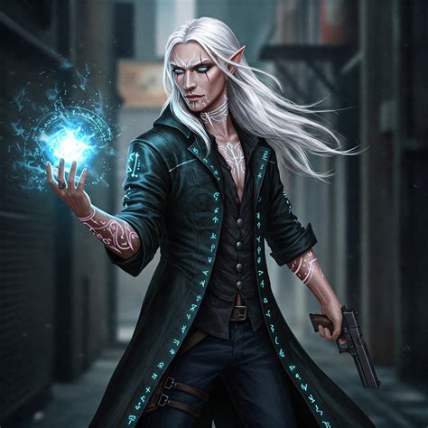Shadowrun Elf Mage By Ehran The Scribe On Deviantart