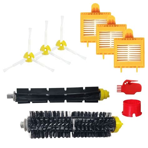 Replacement Filter And Brush Kit For Irobot Roomba Series Robot Vacuum