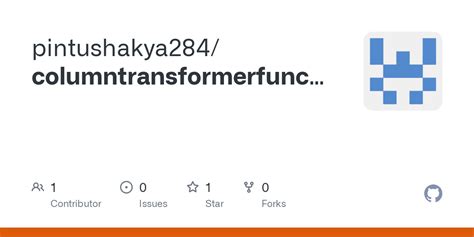 GitHub Pintushakya Columntransformerfunction