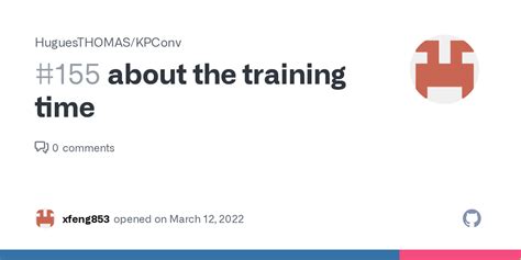 About The Training Time Issue HuguesTHOMAS KPConv GitHub