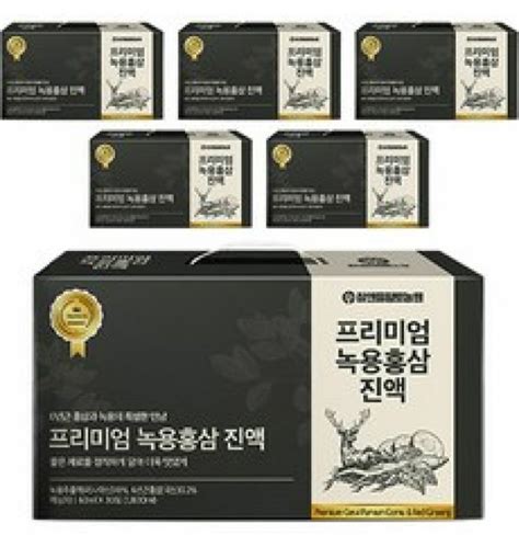 참앤들황토농원 프리미엄 녹용홍삼 진액 선물 세트 티몬