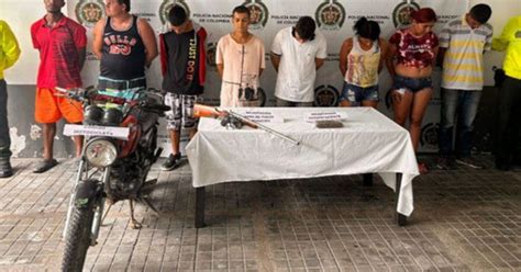 Ocho Capturados Son Señalados De Integrar La Banda ‘los Invasores Une
