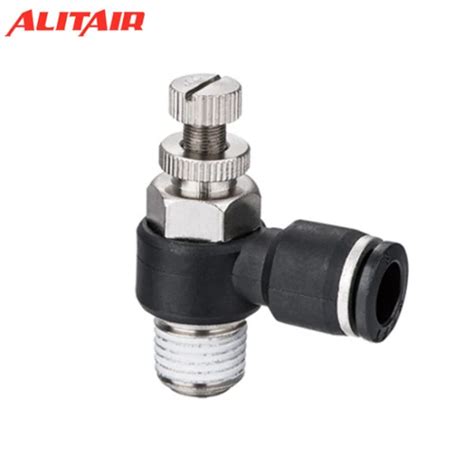 Asc Air Flow Speed Controller Pneumatic Fitting Regulator Valves Pneumatic Fitting And Hose