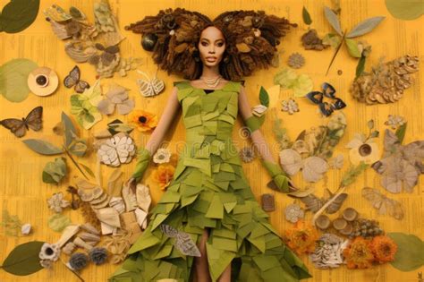 Ethical Fashion Generative Ai Stock Illustration Illustration Of