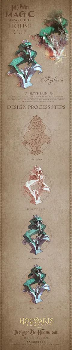 霍格沃茨学院杯 哈利波特：魔法觉醒 原创设计作品 （） O网页链接 （分享自 ） 哈利波特魔法觉醒超话 哈利波特 哈利波特魔法觉醒 哈利波特超话 游戏ui 花瓣网