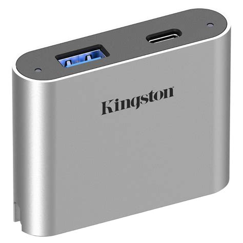 ᐉ Кардрідер Kingston Wfs Usb Usb 3 2 Gen1 Workflow 5g Usb A та Usb C Minihub • Краща ціна в