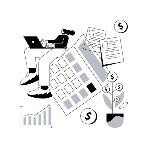 Premium Vector Accounting Abstract Concept Vector Illustration