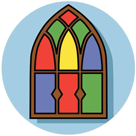 Church Window Clip Art Vector Images And Illustrations Istock