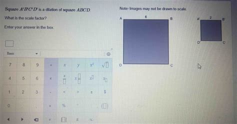 Solved Square Abcd Is A Dilation Of Square Abcd Note Images May
