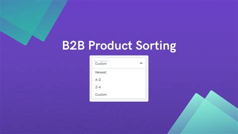 Feature Of The Month B2b Product Sorting Turis