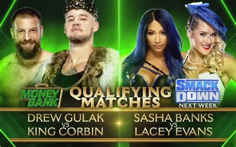 Wwe Announces Two Mitb Qualifiers For Next Weeks Smackdown
